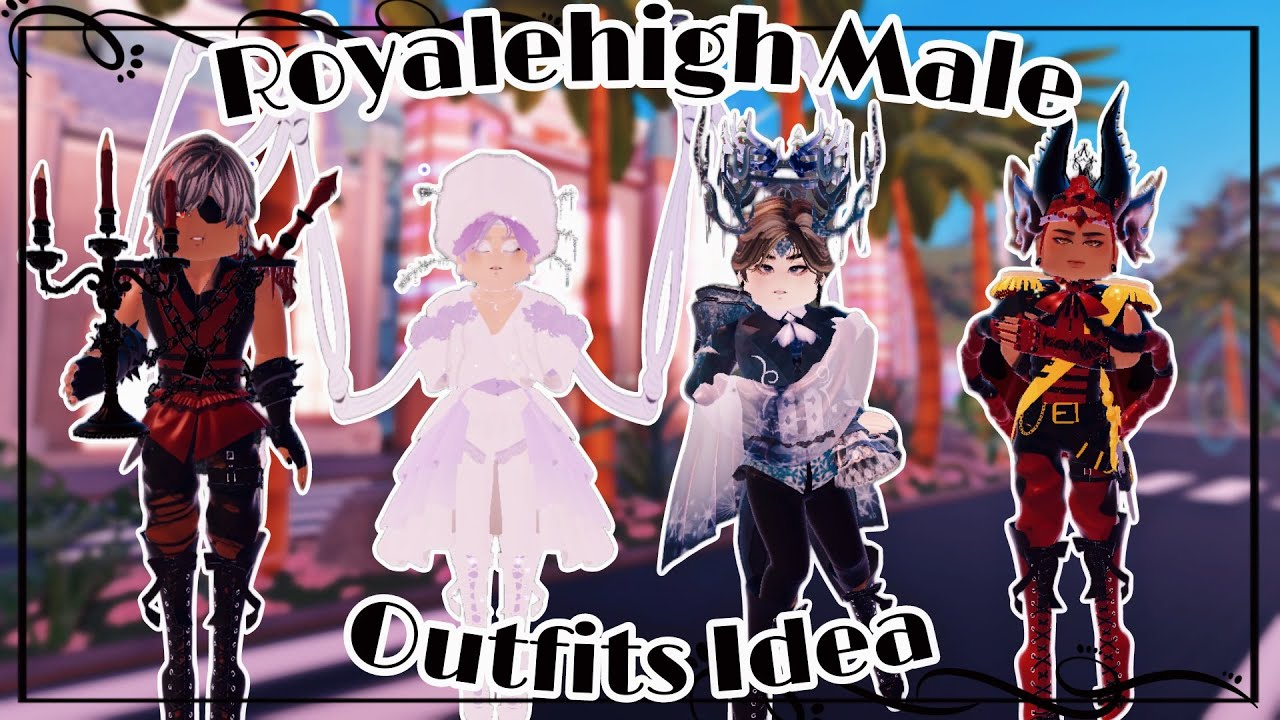 Royalehigh Male Outfits Idea | Part 19 - YouTube