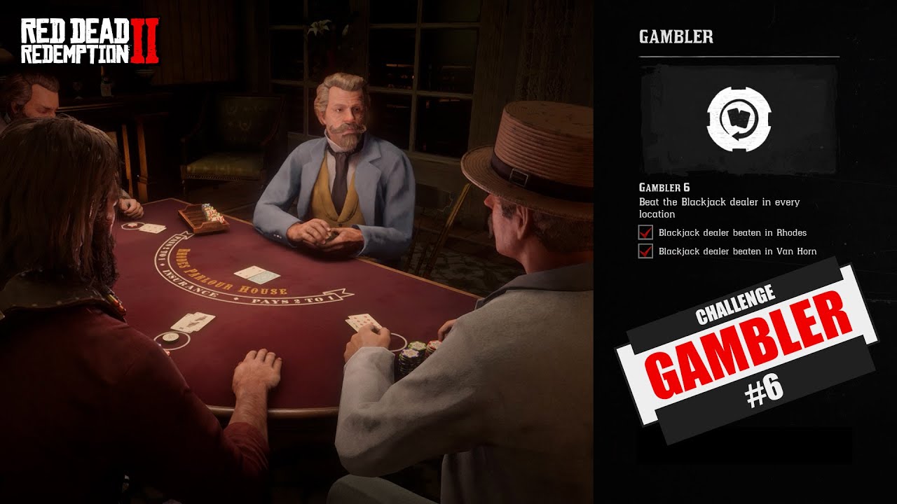 Gambler #6 Challenge - Red Dead Redemption 2 - YouTube