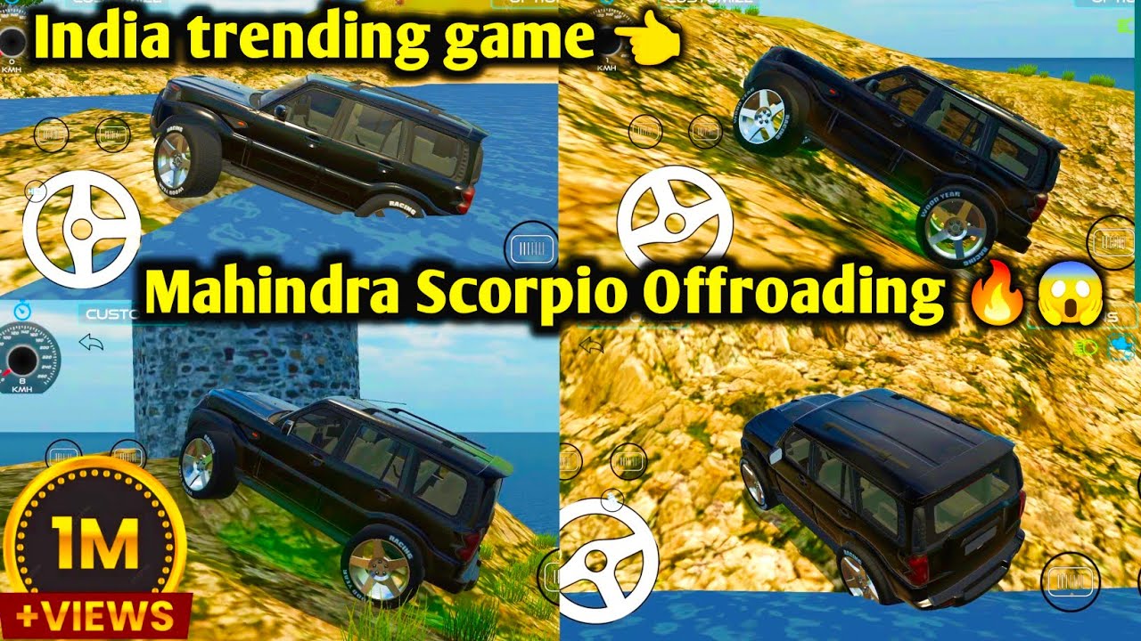 Mahindra Scorpio Offroading Test 🔥😱 || Indian vehicles simulator 3d ...