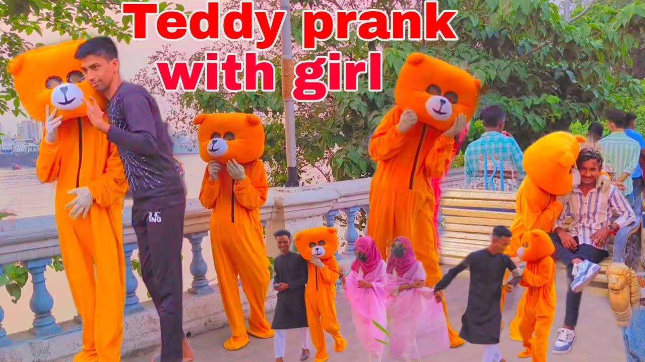 Teddy Bear Prank Video Teddy Prank With Girl In Kolkata Public