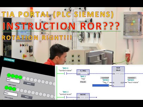 Belajar instruksi ROR di TIA PORTAL PLC SIEMENS Tutorial PLC Siemens - YouTube