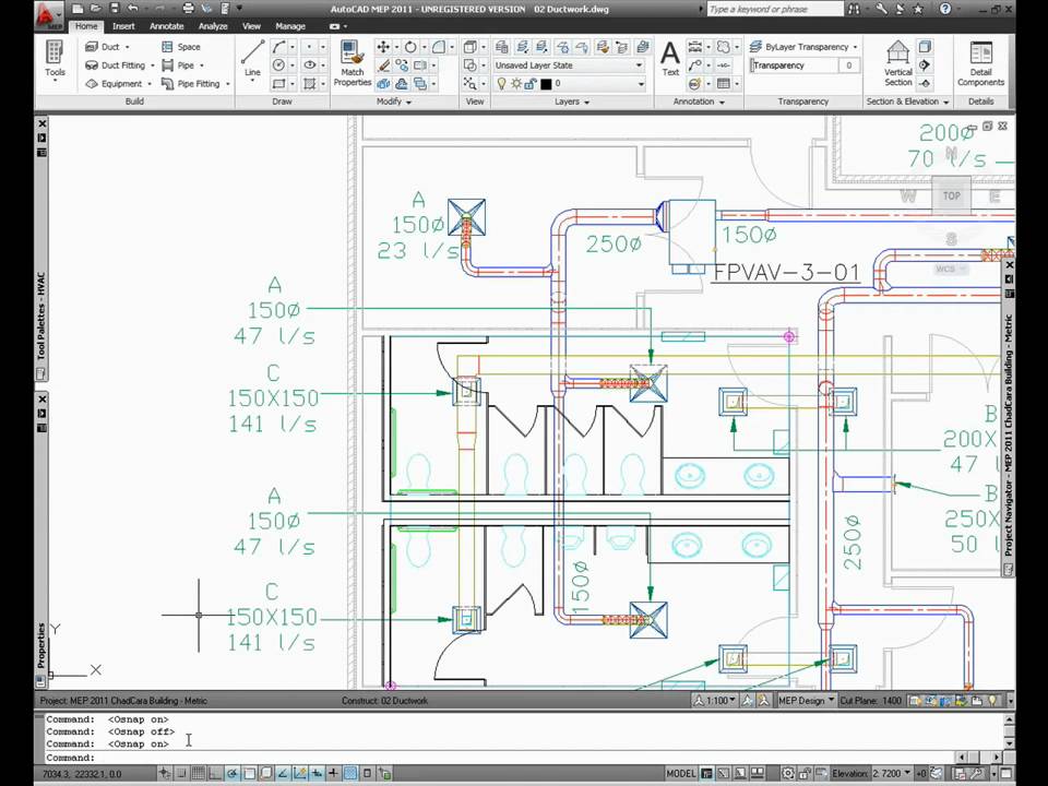 What's New in AutoCAD MEP 2011 - MEP Object Snaps - YouTube