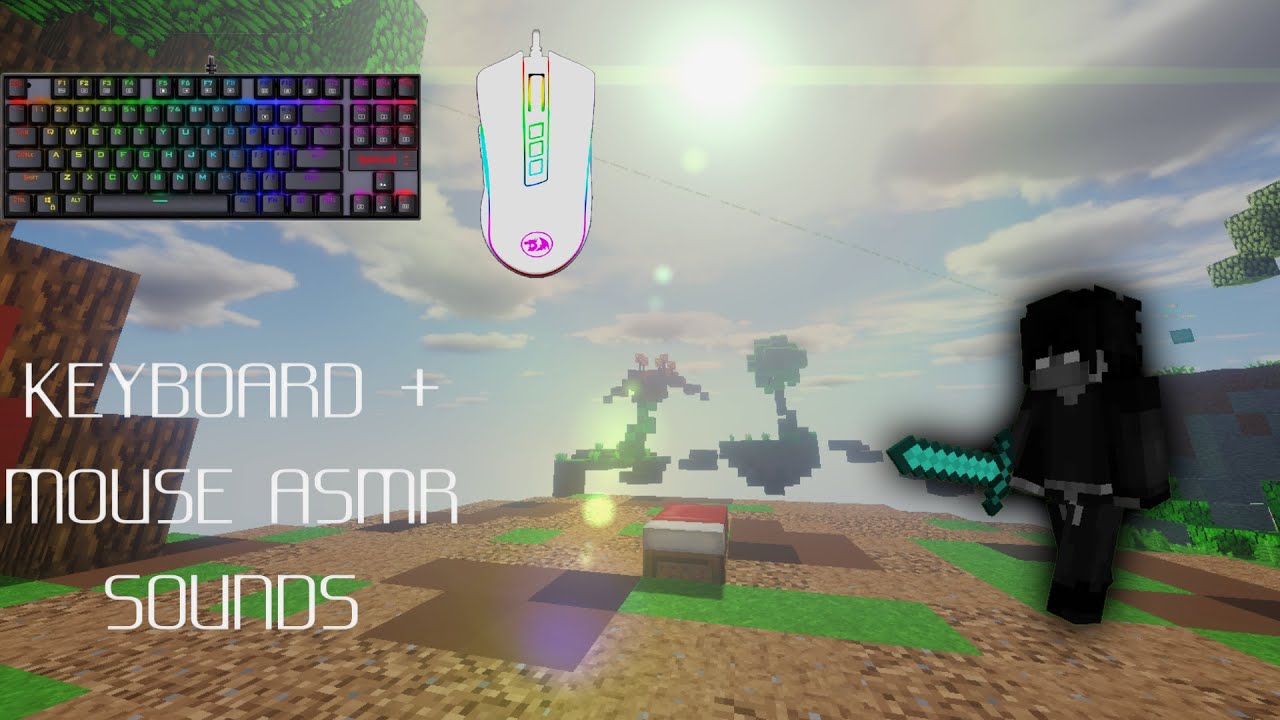 Keyboard + Mouse ASMR Sounds do level 29 - YouTube