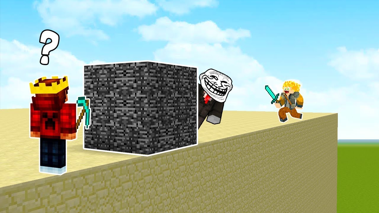 CubÃo De Lucky Block Troll Da Bedrock No Minecraft Youtube