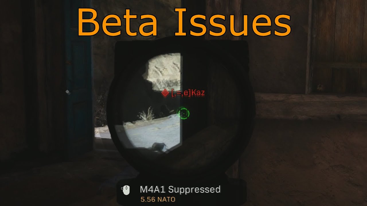 COD MW - Beta Issues: Crouch/Prone & Head Glitching - YouTube