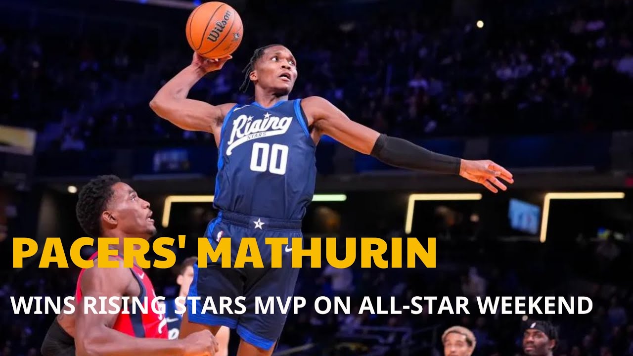 Pacers' Mathurin wins Rising Stars MVP on All Star Weekend - YouTube