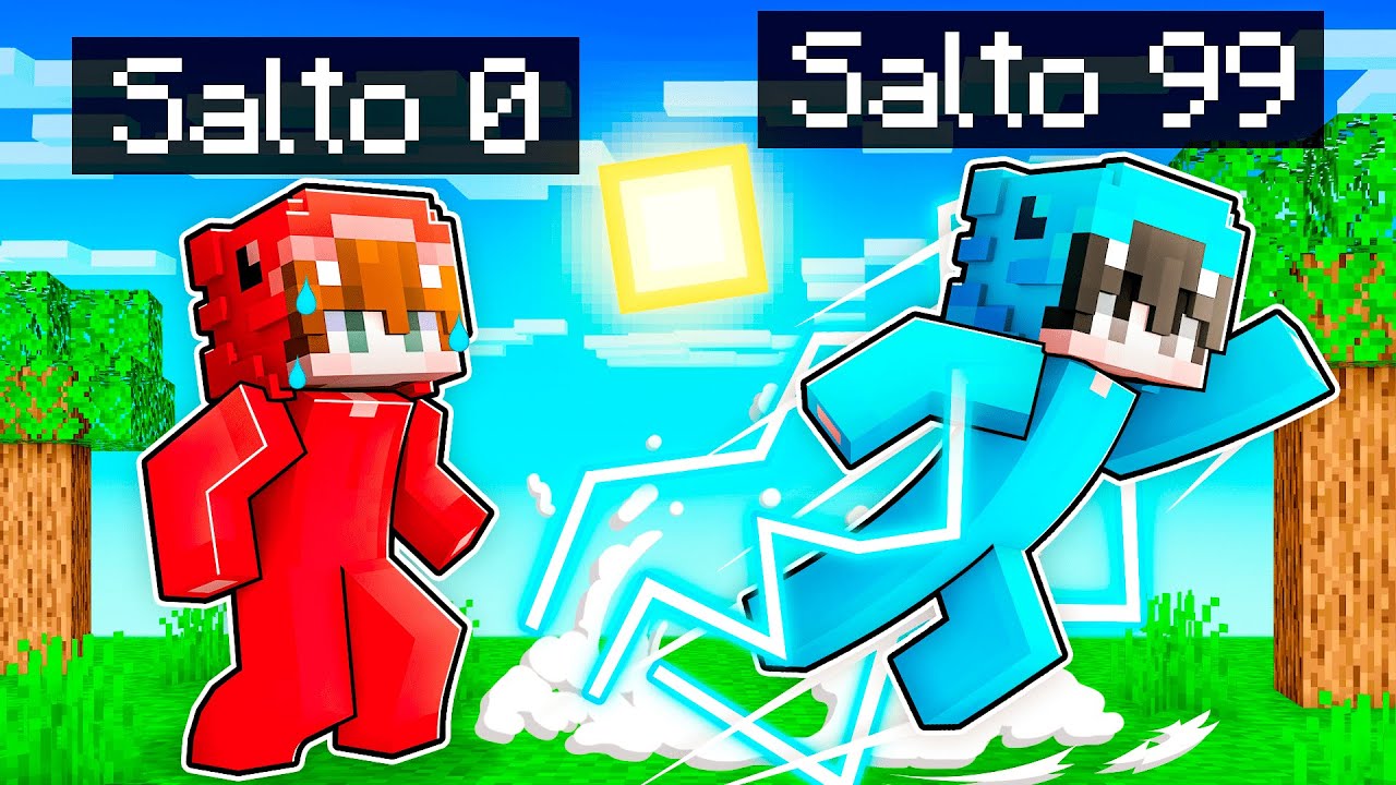Nacho Consigue 100% de SALTO en Minecraft - YouTube