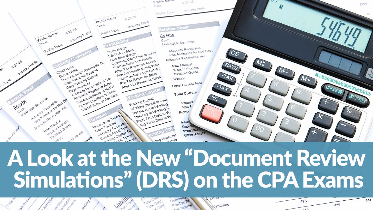 The New Document Review Simulation (DRS) On the CPA Exams - YouTube