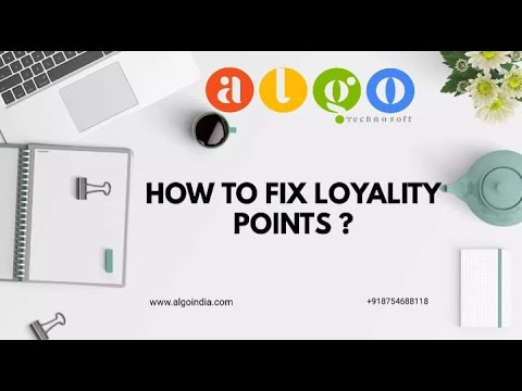 HOW TO ENABLE TO FIX LOYALTY POINTS IN ALGO /INVOICE IN ALGO /ALGO ERP ...