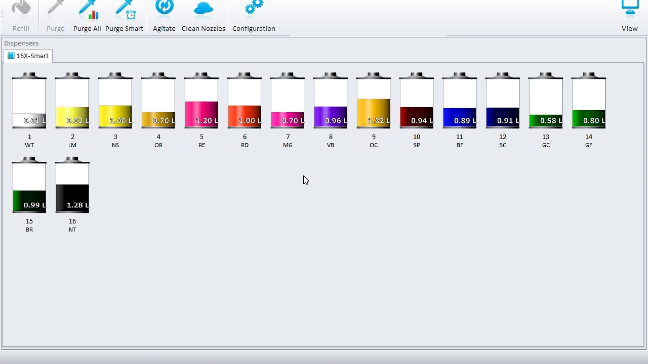 HOW TO USE BERGER COLOR MACHINE SOFTWARE - YouTube