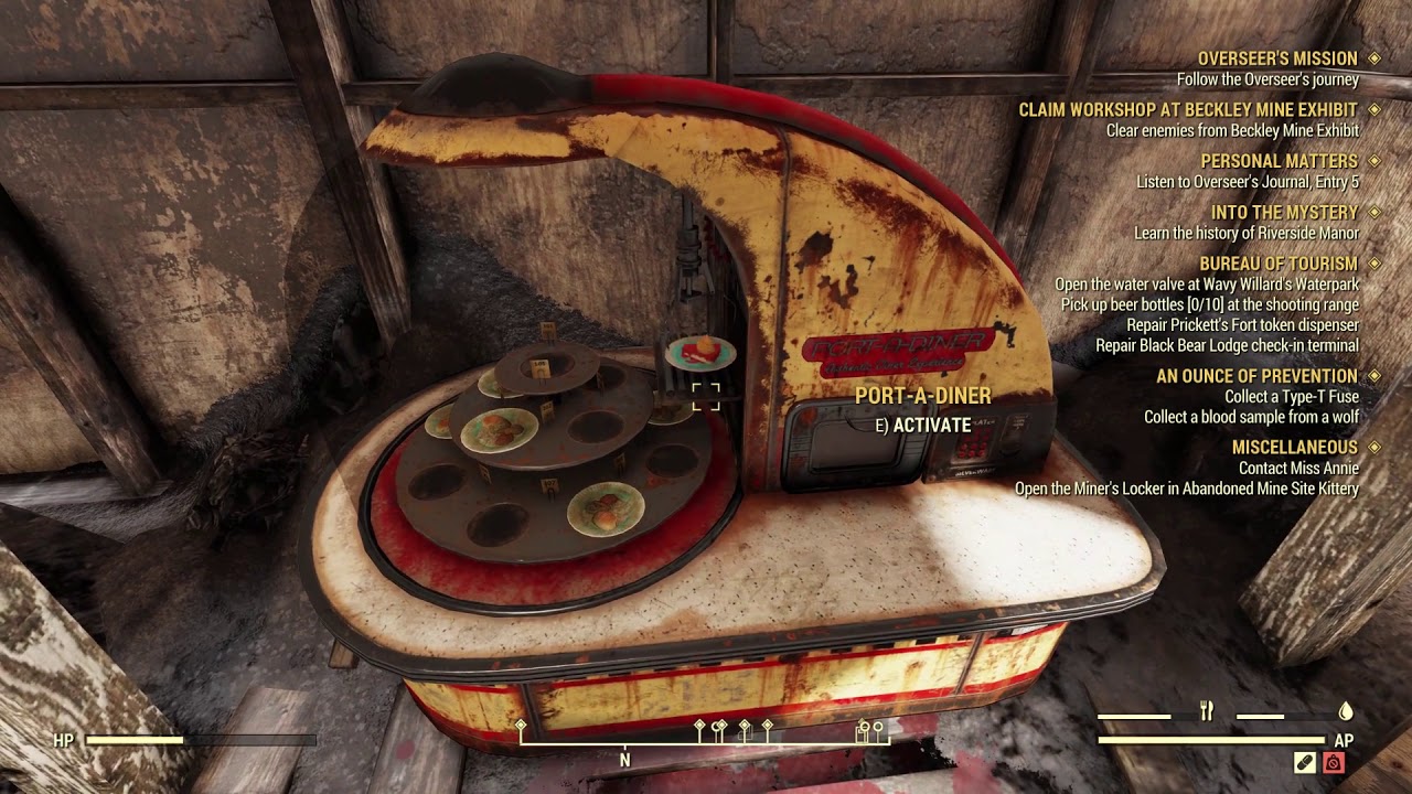 Fallout 76 Port-A-Diner successful & synchronized with Appalachia Radio ...