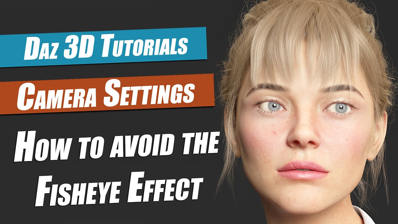 Daz 3D Tutorial : How To Avoid The Fisheye Effect - YouTube
