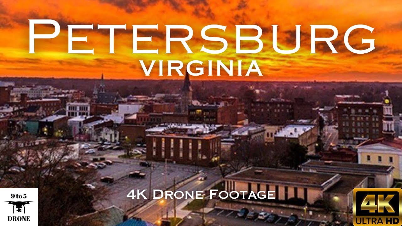 Petersburg, Virginia 4K Drone Footage | Downtown Petersburg - YouTube