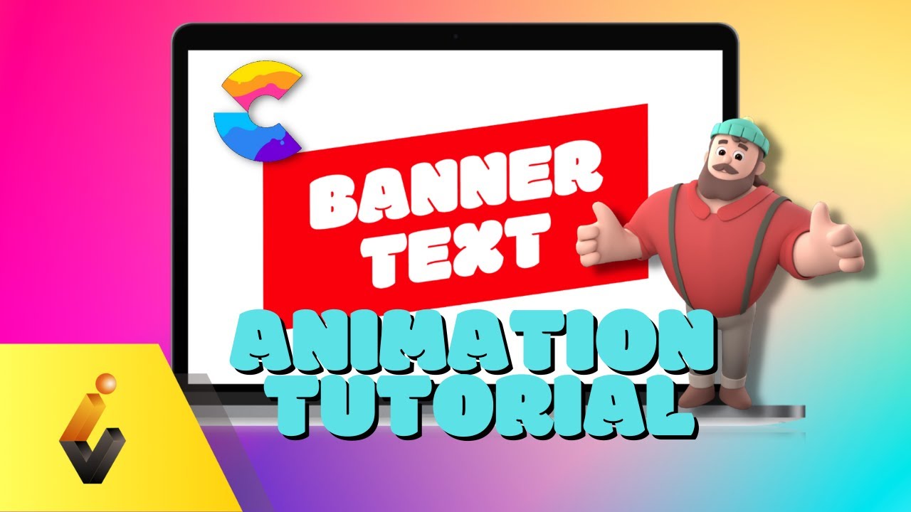 Banner Text Animation - CreateStudio Tutorial - YouTube