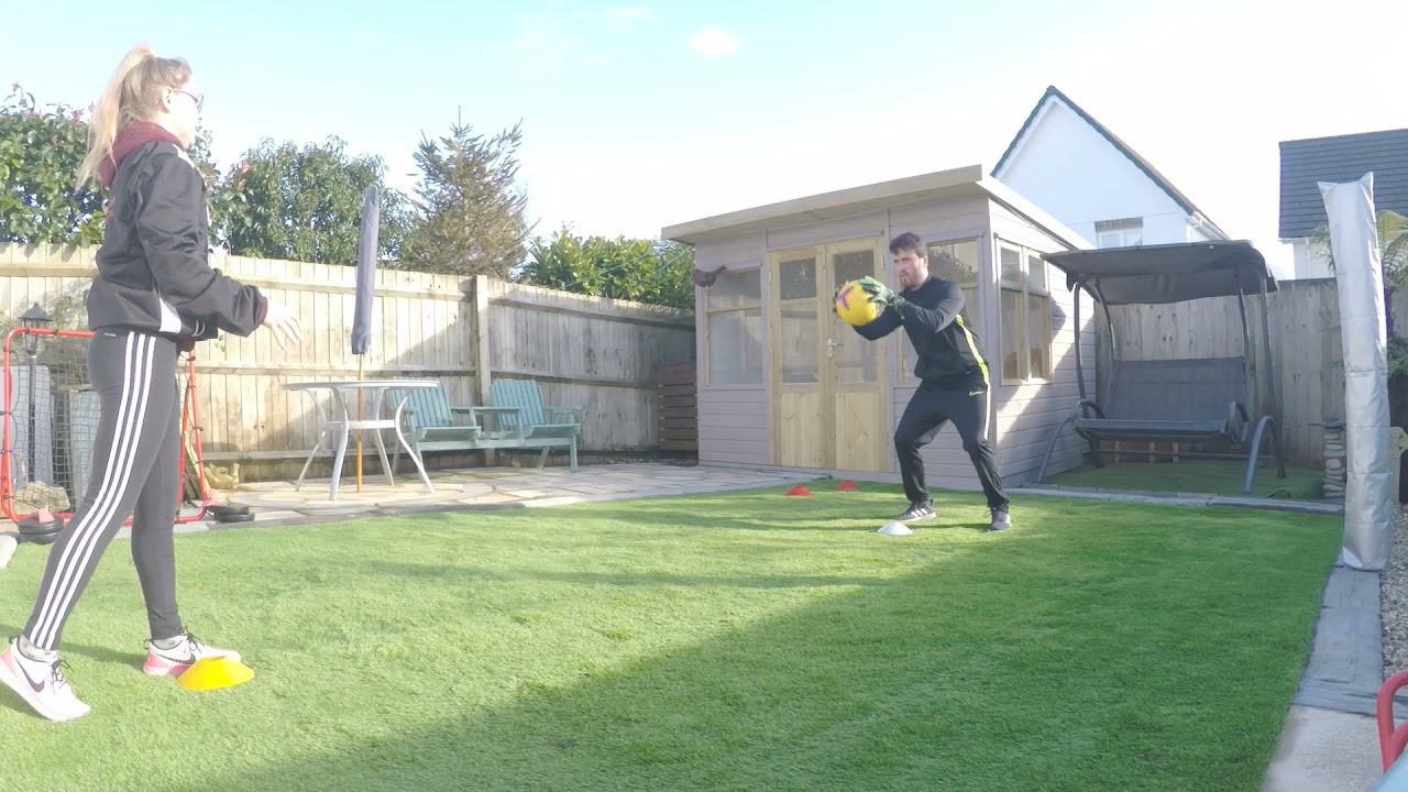 Goalkeeper Technique Activation Idea - Chest Catch - W's - YouTube