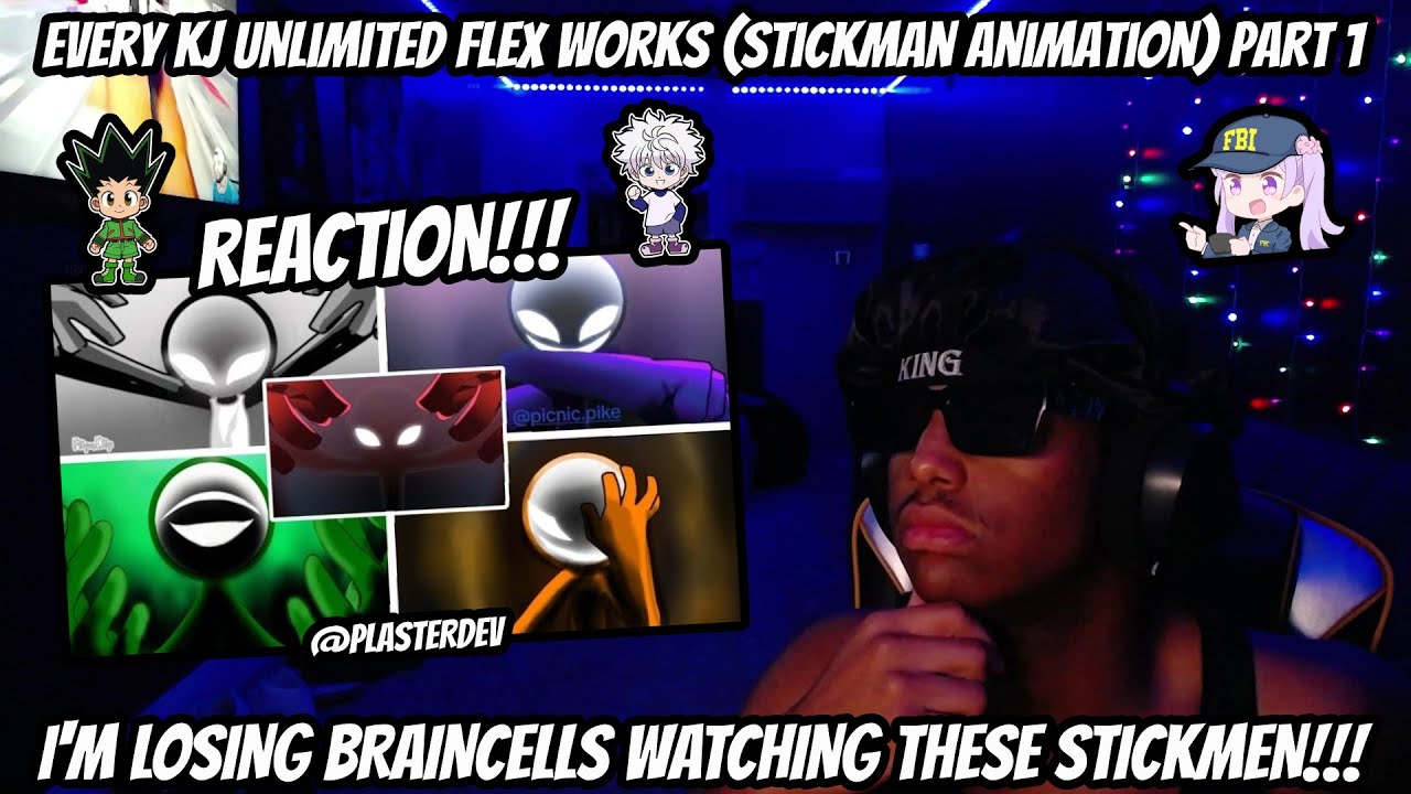 Cool Anime Kid Reacts To Every KJ Unlimited Flex Works (Stickman ...