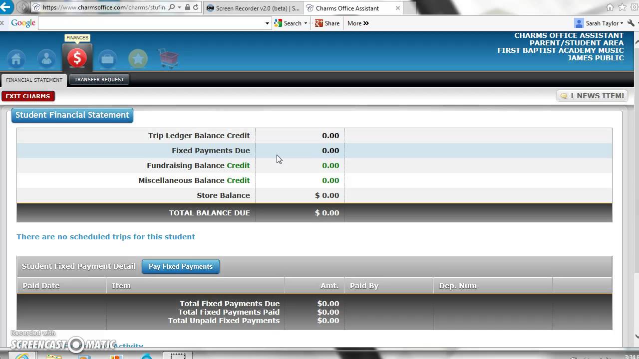 Charms Login Tutorial - YouTube