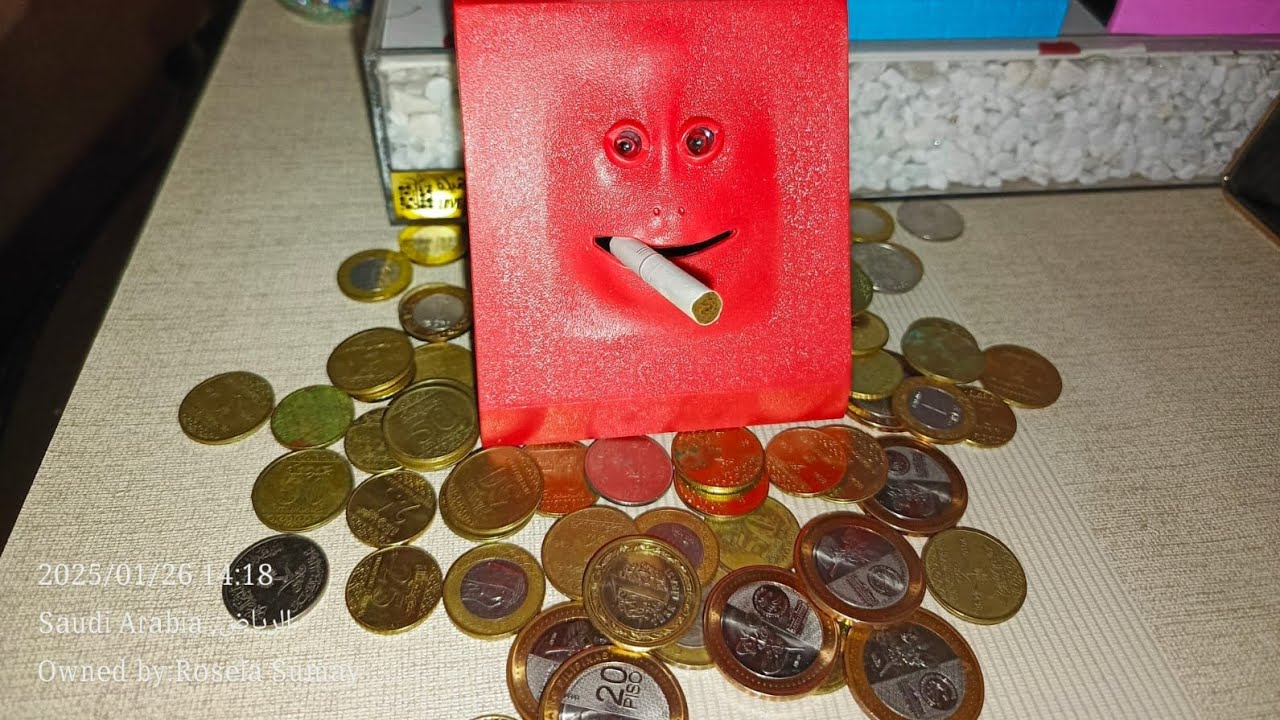 OHNAD TV TOYS is live! FEEDING CREEPY STORAGE EATING COINS - YouTube