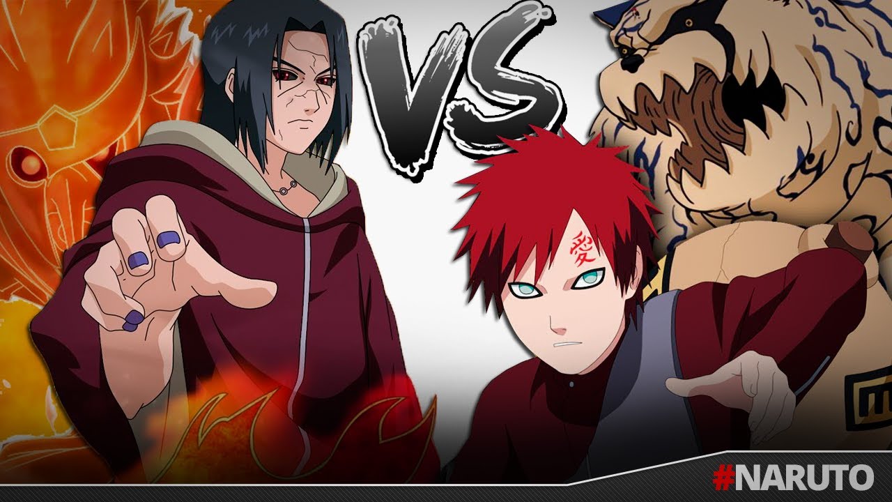 ITACHI VS GAARA - Quem Vence essa BATALHA ? 🌀 - YouTube
