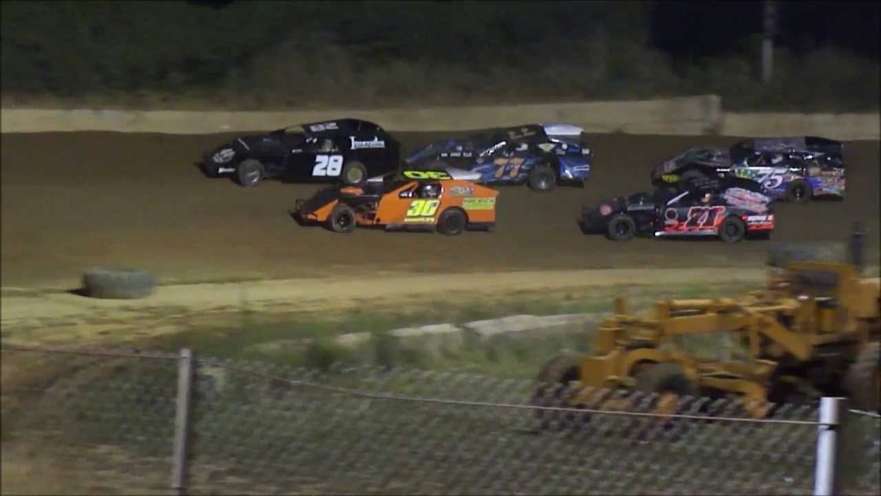 UNION COUNTY SPEEDWAY Modified Feature Race 8-16-13 & 1st Place for 77 ...