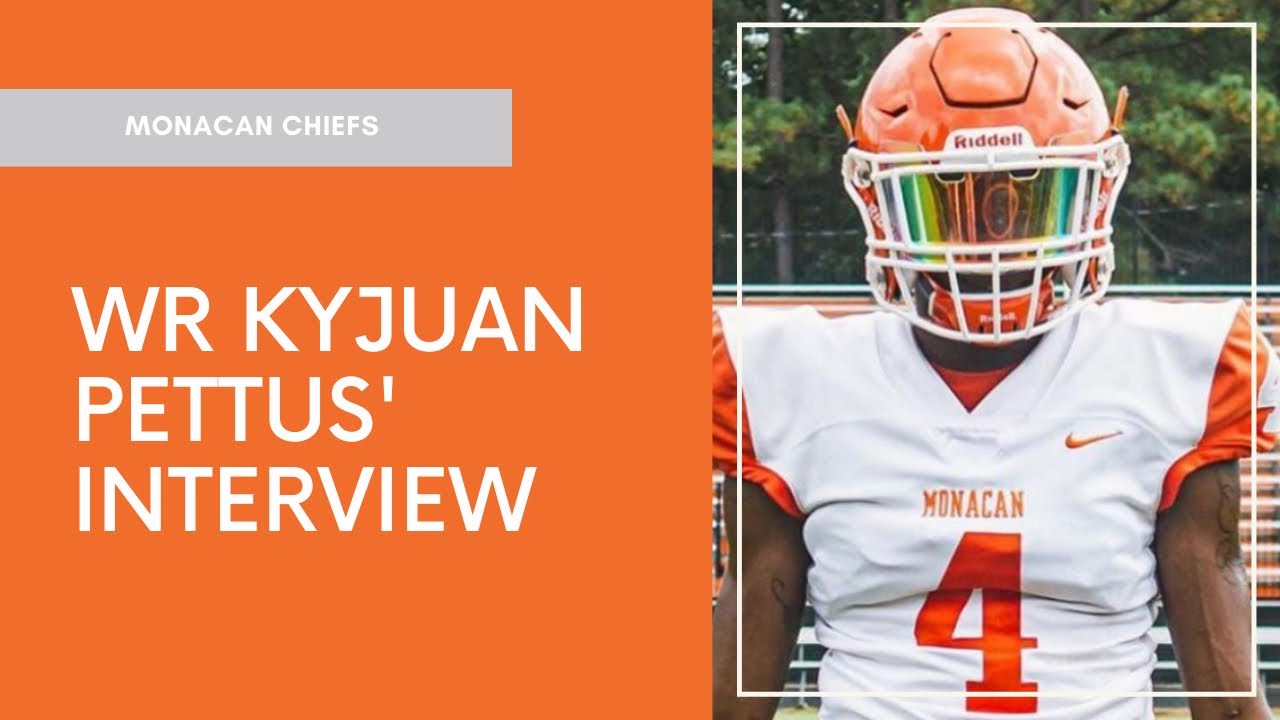 Monacan Chiefs WR Kyjuan Pettus interview w/ Jakob Vaughan - YouTube