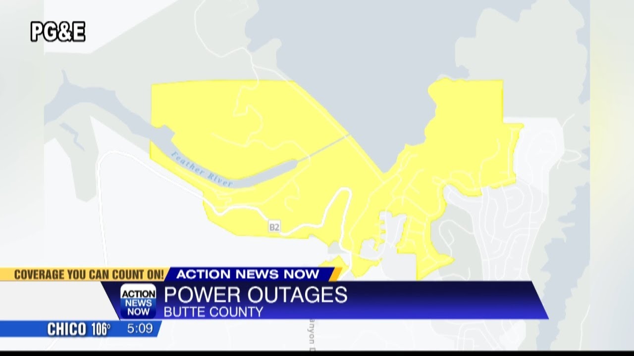 2 of 3 Butte County PG&E power outages resolved - YouTube