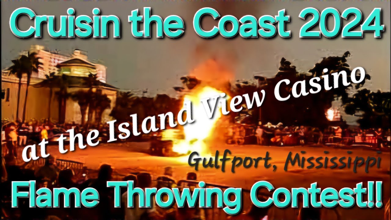Cruisin the Coast 2024 Flame Throwing Contest!! - YouTube