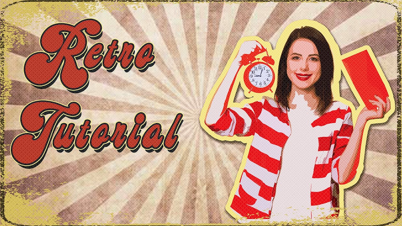 How to Create a Retro Photo Look | Photoshop Tutorial - YouTube