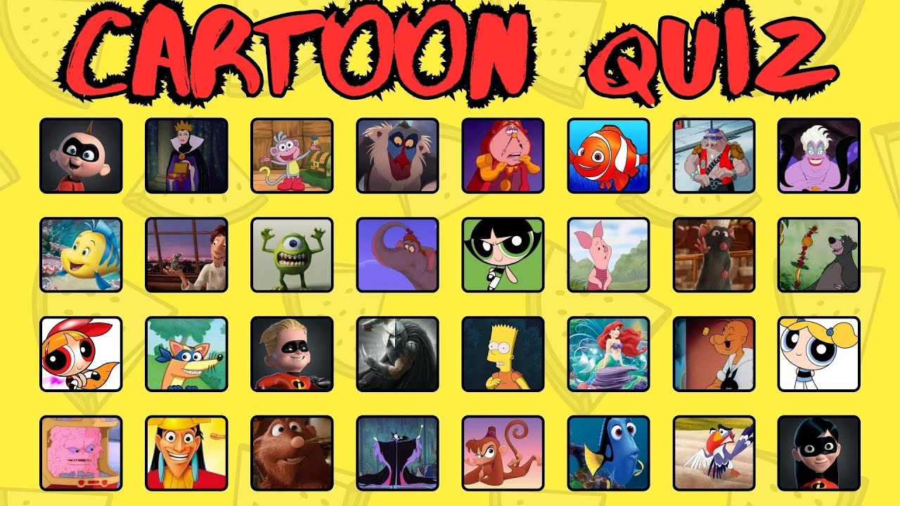 Cartoons Quiz!!!!!!!! #quiztime #quiz #quizzes #games - YouTube