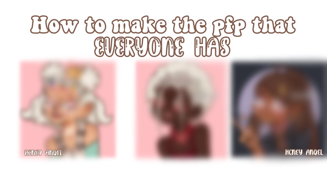 How the make the pfp that EVERYONE HAS ️ - YouTube