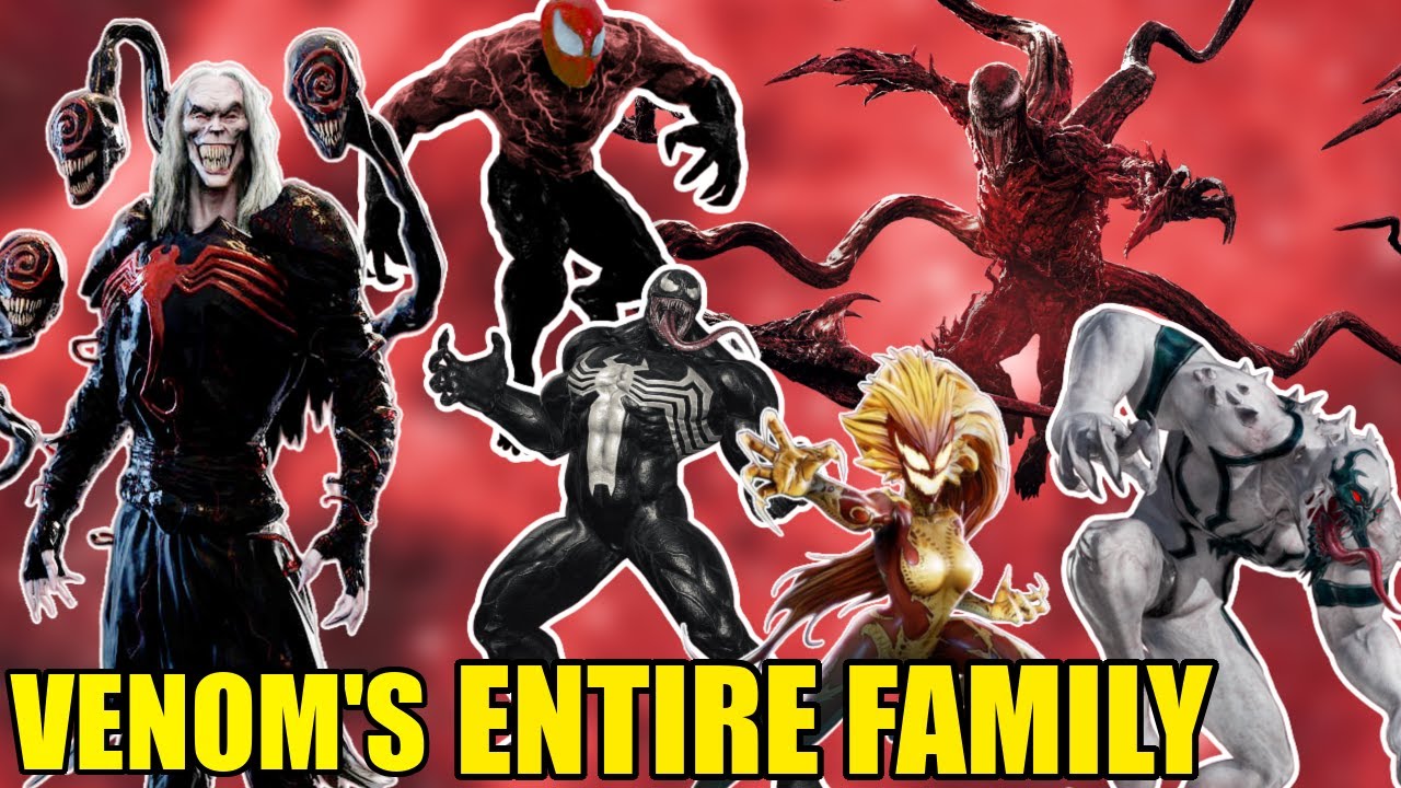 EVERY Member of The Venom Symbiote's Family Tree (All Children & Grand ...