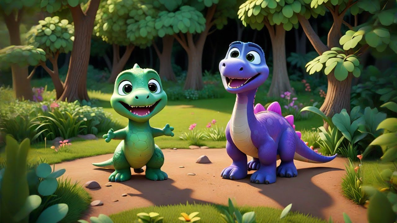 Three Dino Babies Count Backwards | Counting Song for Kids | Fun ...