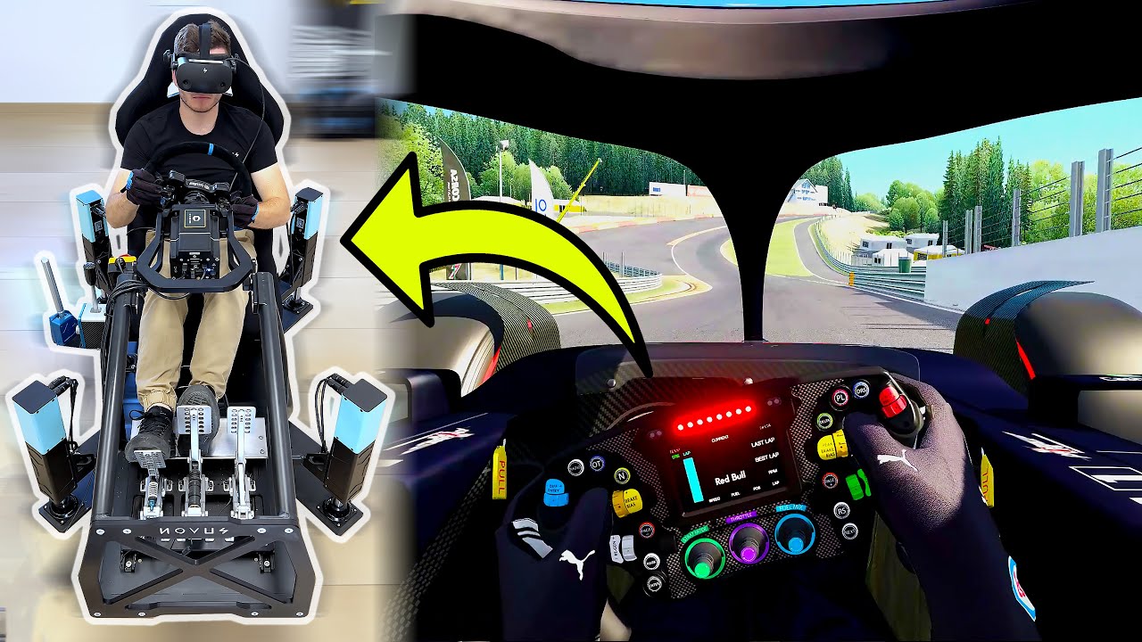 Virtual Reality F1 Full Motion Simulator Spa-Francorchamps (Belgian ...