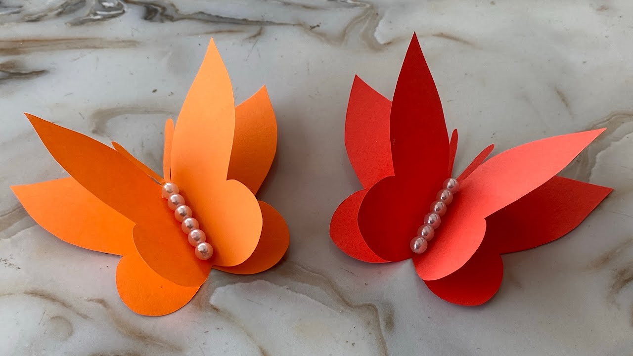How to Make Paper Butterfly - Easy Butterflies Craft Anyone Can Do ...