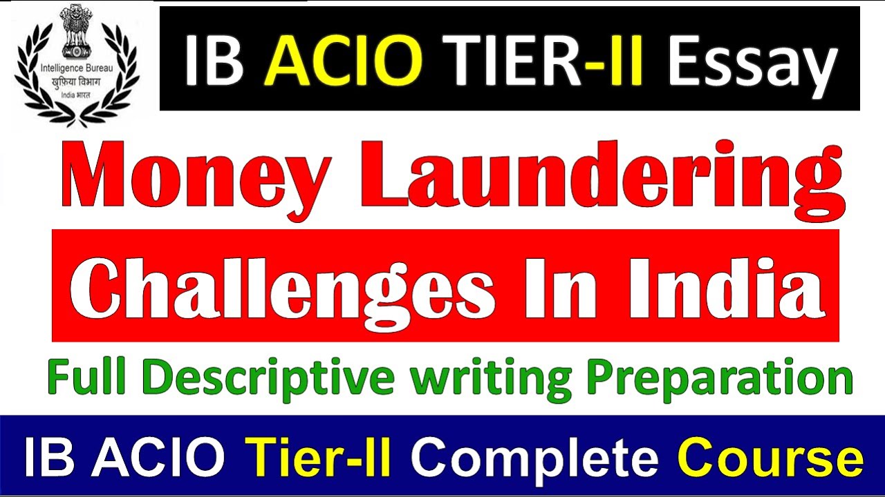 Essay on Money Laundering challenges in India | Essay on Money ...