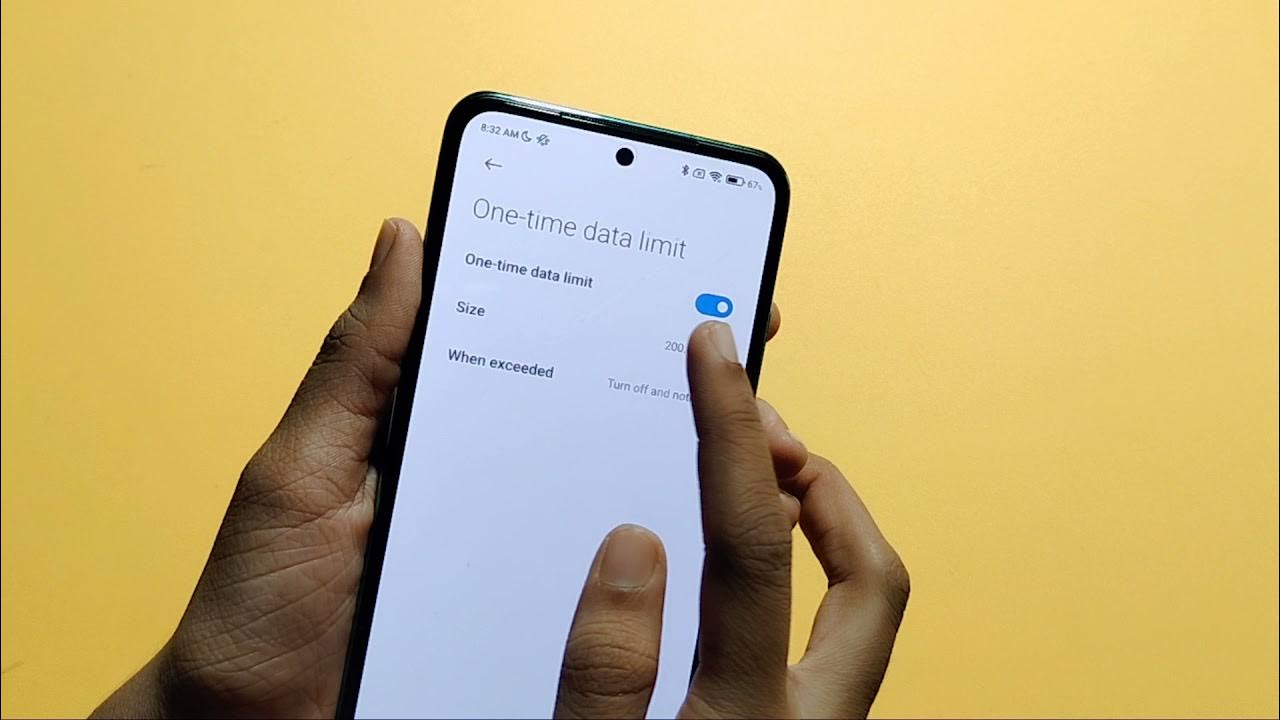 Poco X3 data limit setting | how to set data limit | data limit kaise off kare - YouTube