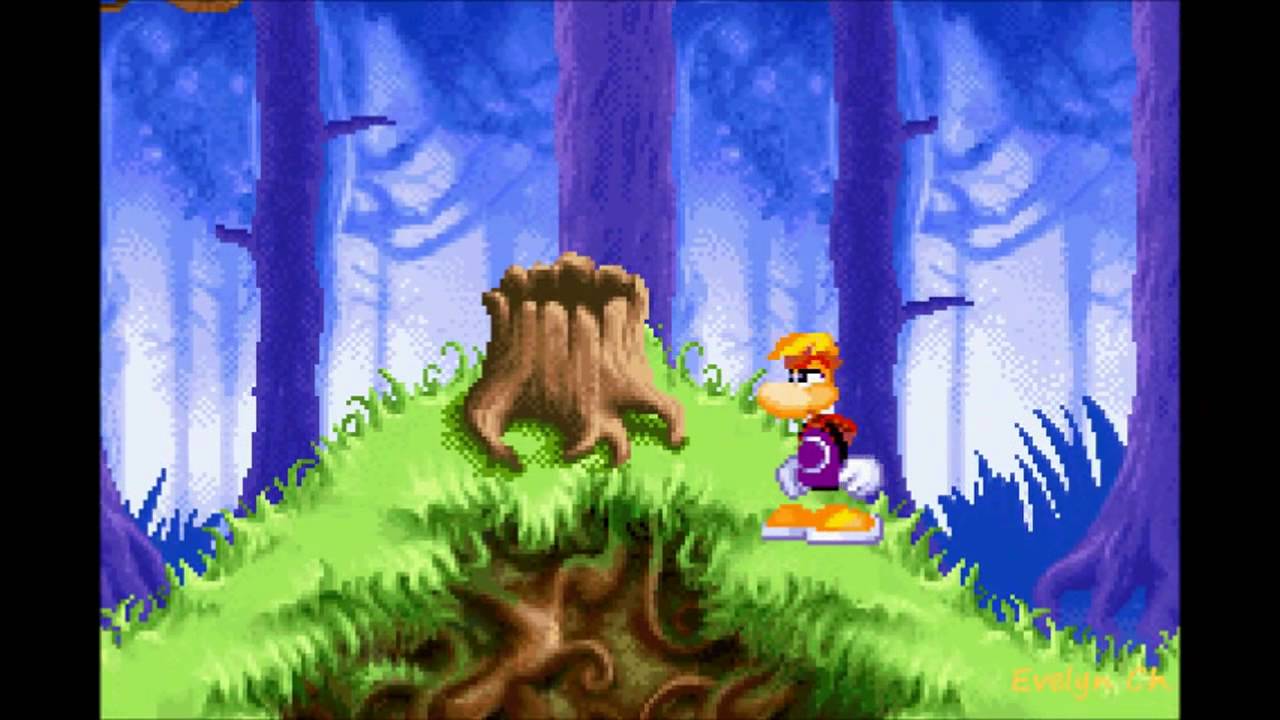 Gameplay - Rayman Raving Rabbids #007 [GBA] Dream forest - YouTube