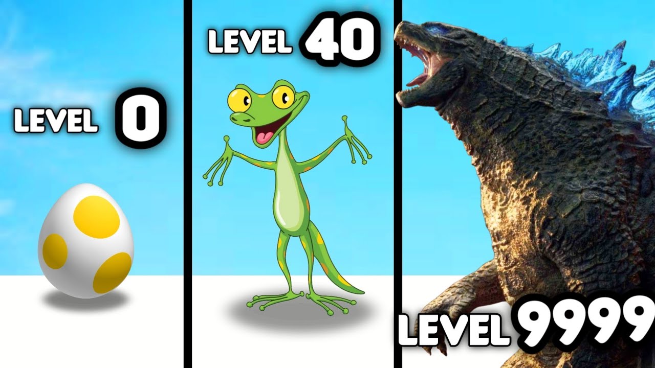 Evolving From A Small Insect To Giant Godzilla - YouTube