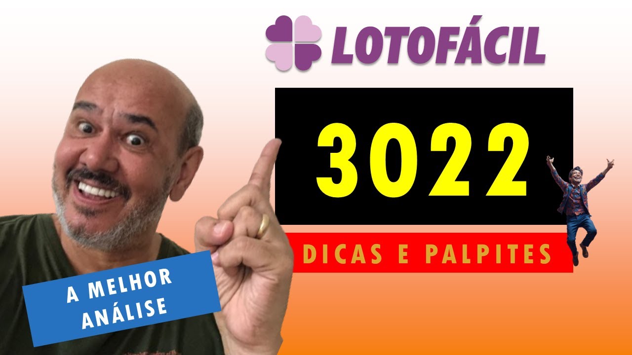 🤑 3022 LOTOFACIL 🍀🍀🍀 ANÁLISE DO DIA - YouTube