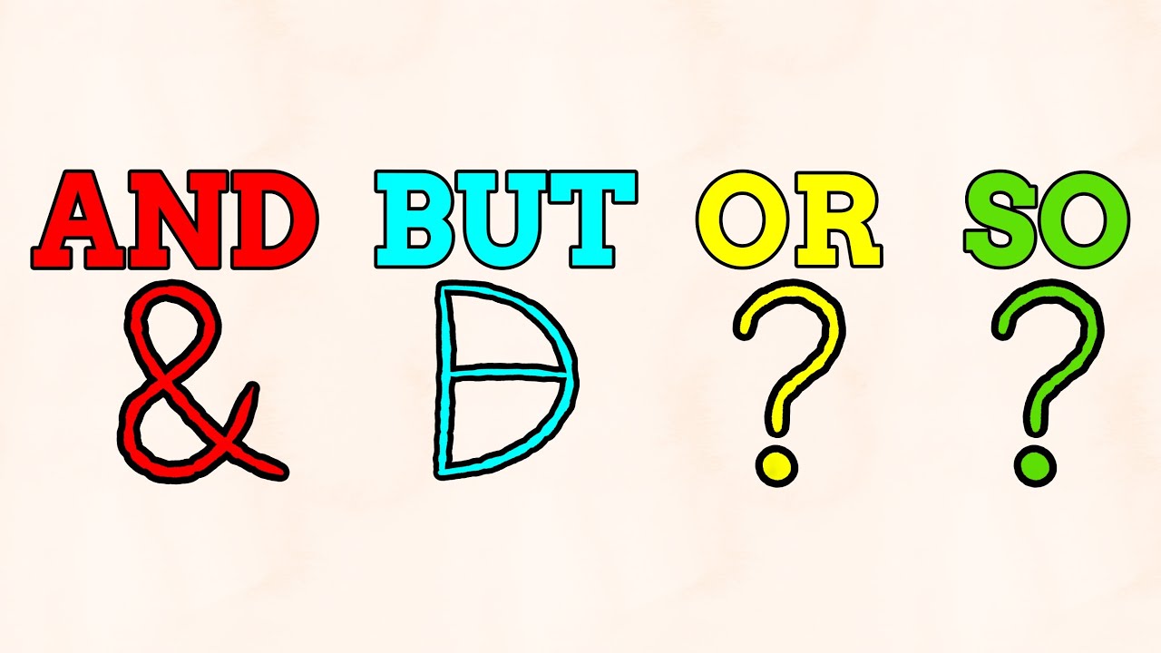 I Made Symbols For Other Conjunction Words - YouTube
