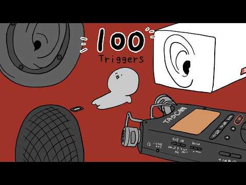 ASMR♪ 5 Mics Changing❣️100 Fast Triggers