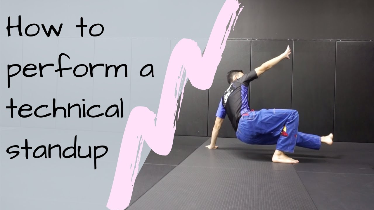 Be Okay At Jiu Jitsu: How to perform a technical stand up. - YouTube