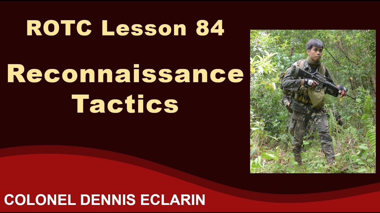 ROTC Lesson 84: Reconnaissance Tactics - YouTube