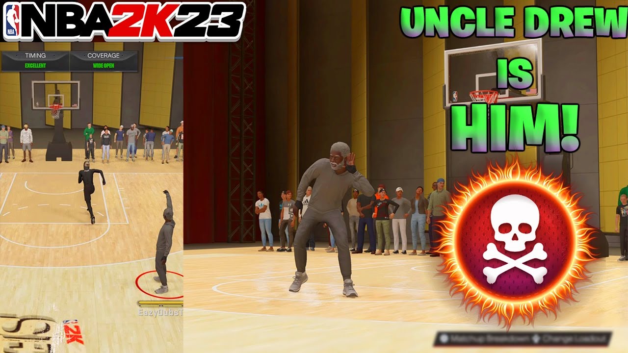 UNCLE DREW GOES TO THE 1V1 COURT IN NBA 2K23 👴🏽 - YouTube