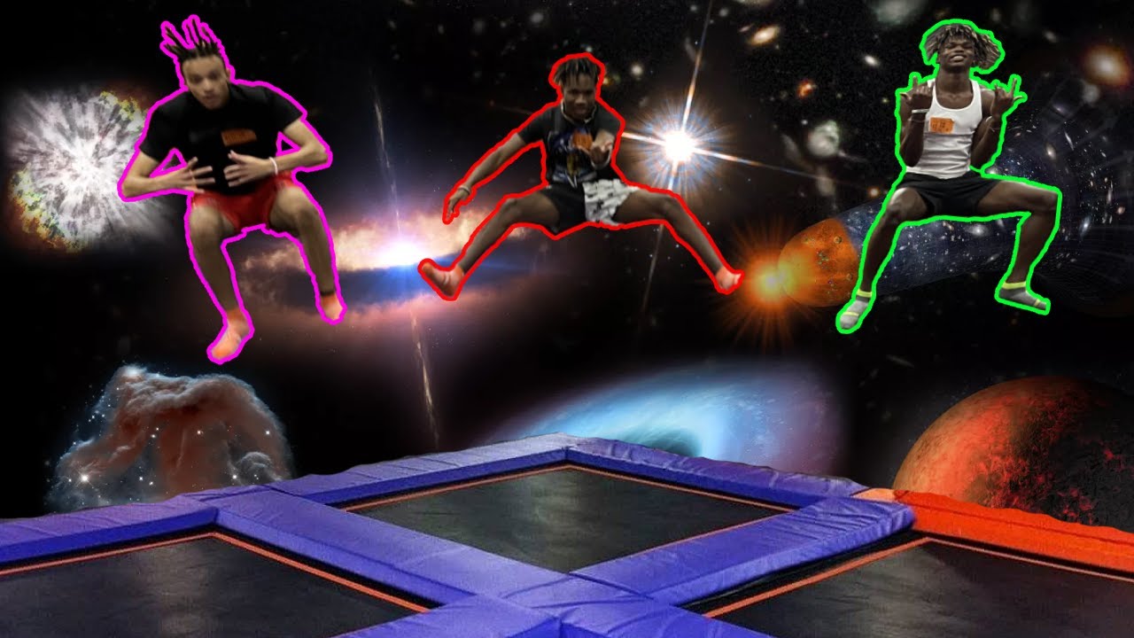 Extreme Sky Zone Obstacle Course - YouTube