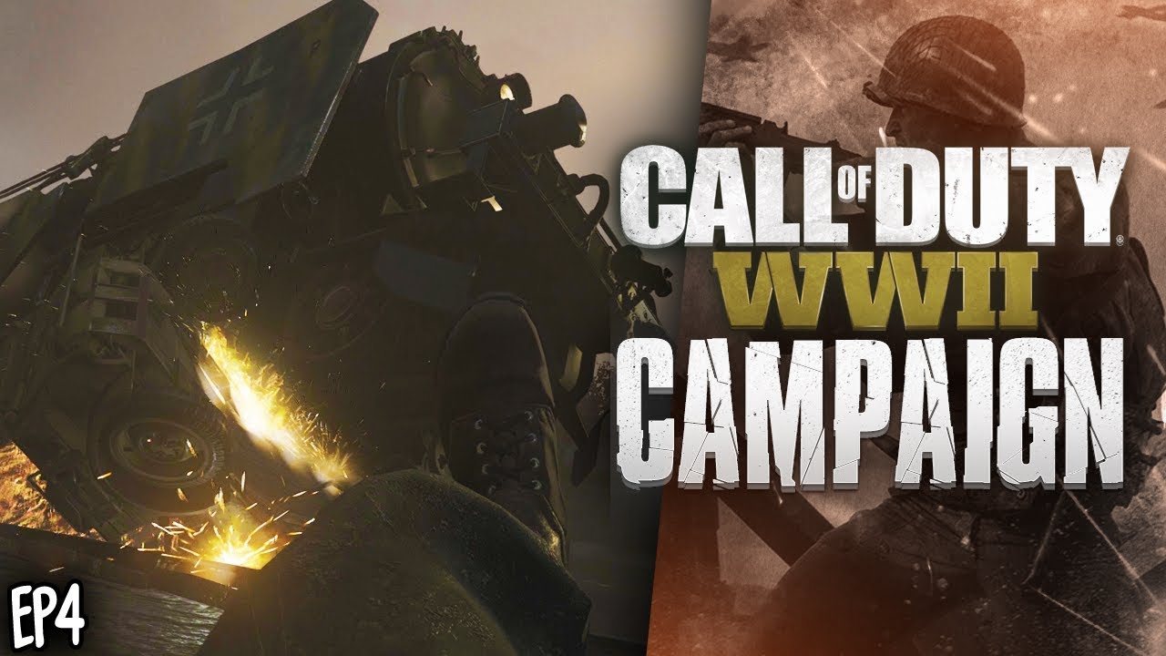 DESTROYING A WAR TRAIN! (Call Of Duty WW2 Campaign Walkthrough #4 ...