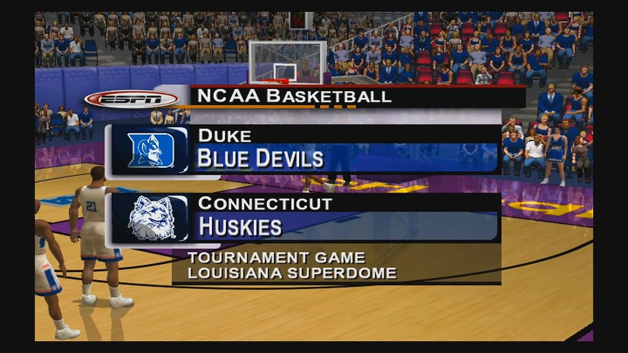 NCAA College Basketball 2K3 - Duke vs UConn National Championship - YouTube