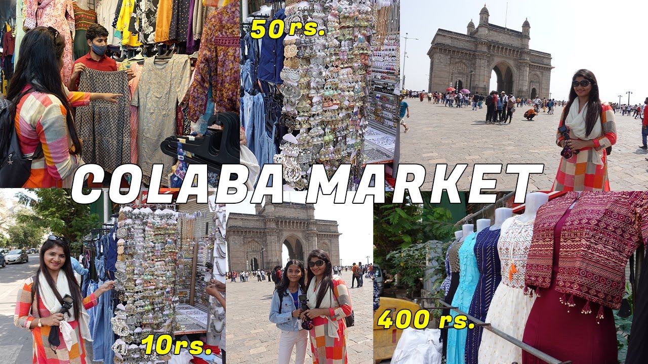 Visiting Mumbai's Famous COLABA MARKET | Colaba street | Colaba ...