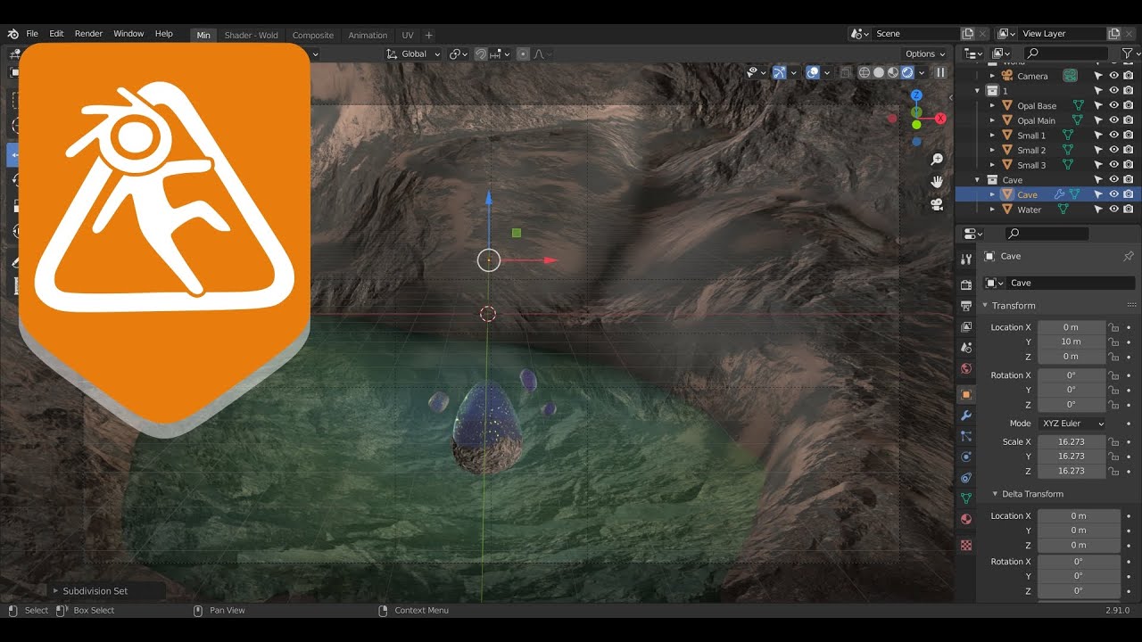 The Making of the Opal Caves | Blender Blunders part 12 - YouTube