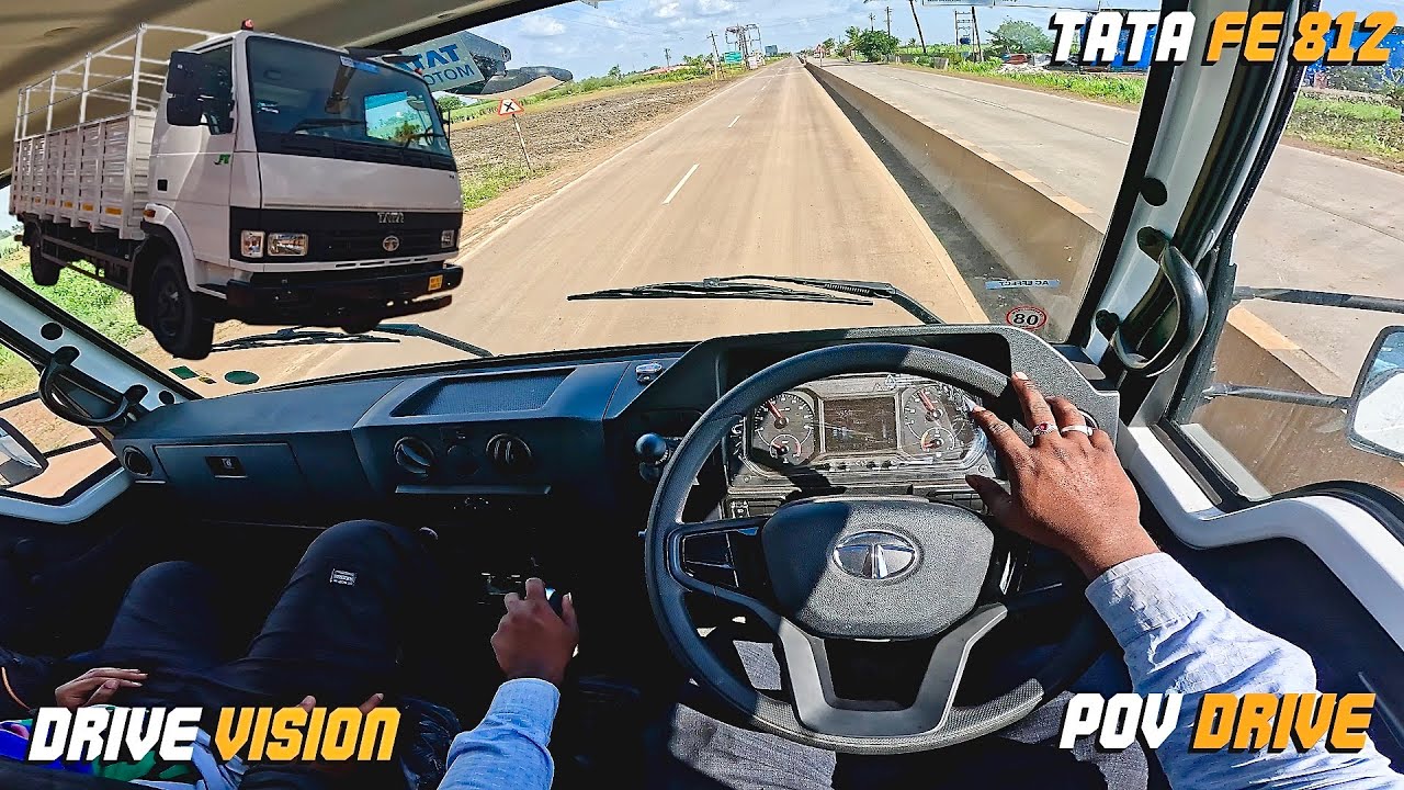 TATA LPT 812 : POV Drive | Real Heavy Vehicle Drive Experience On ...